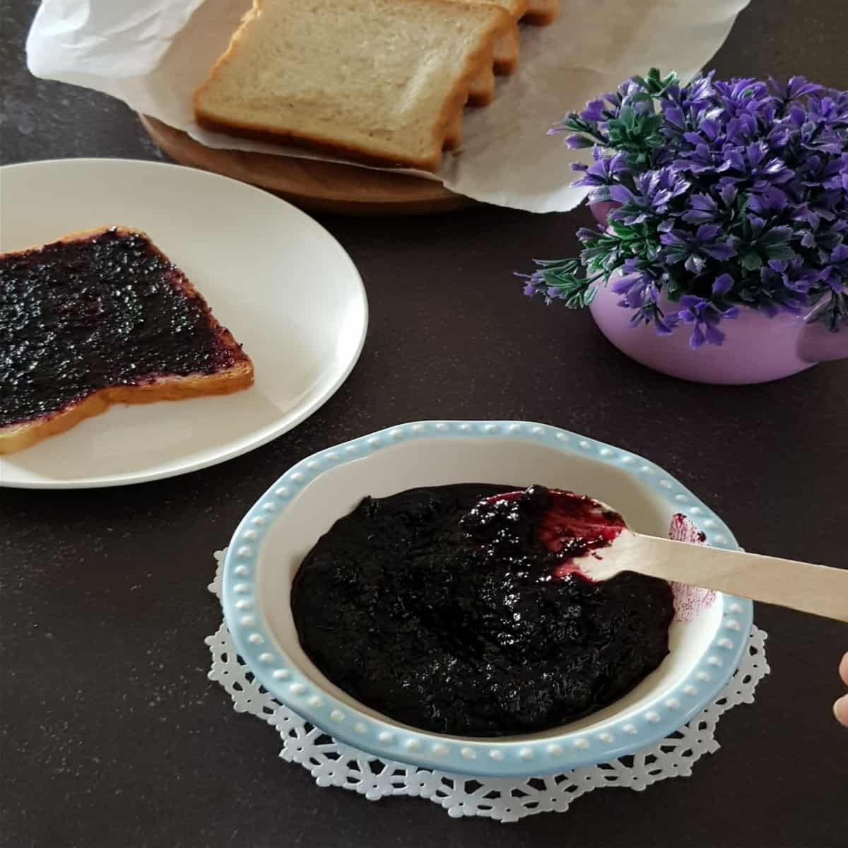 Easy Blueberry Jam/ How to make blueberry jam without pectin