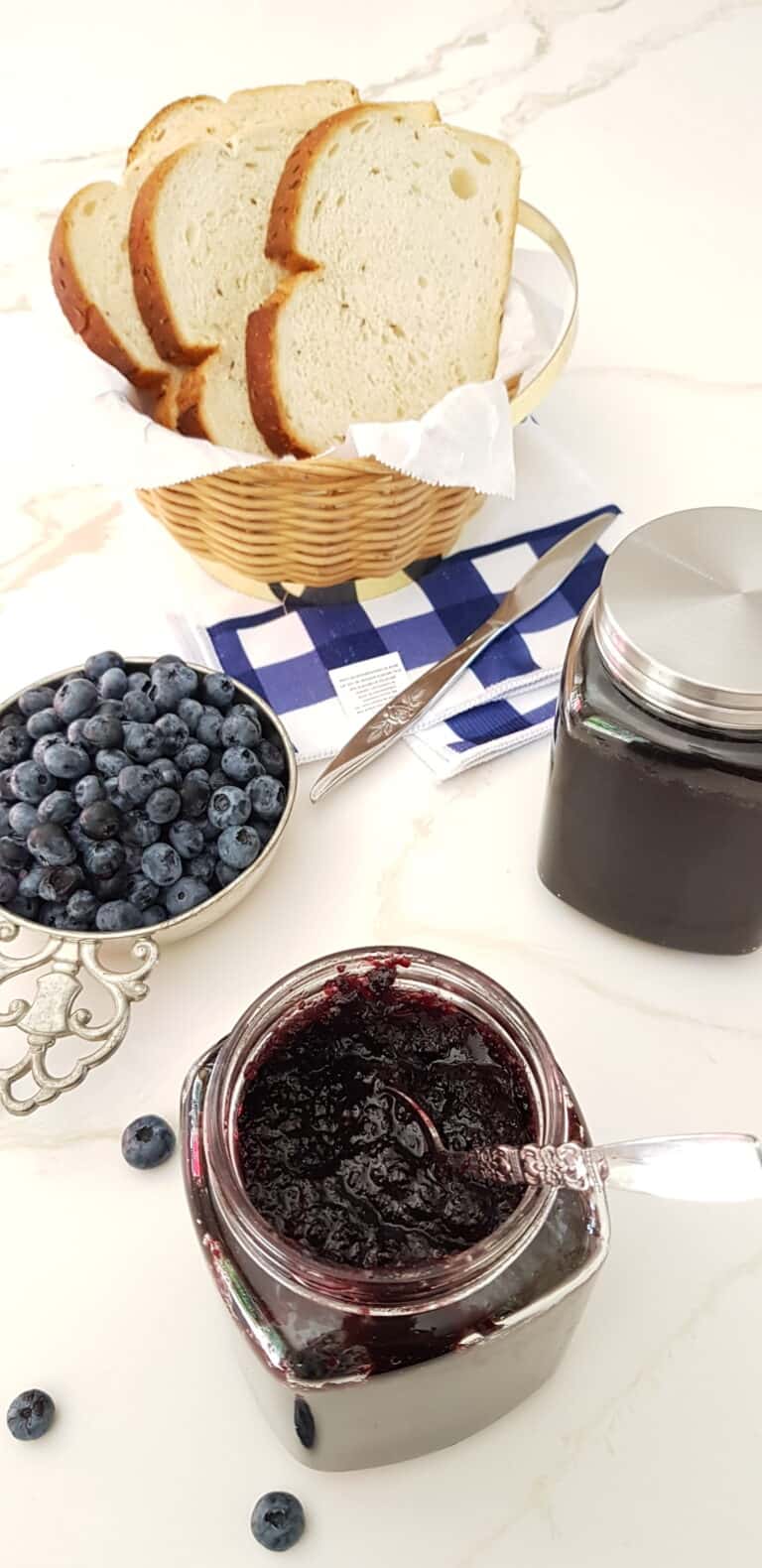 Big Batch Blueberry Jam/ Three Ingredient Recipe/ Blueberry Jam