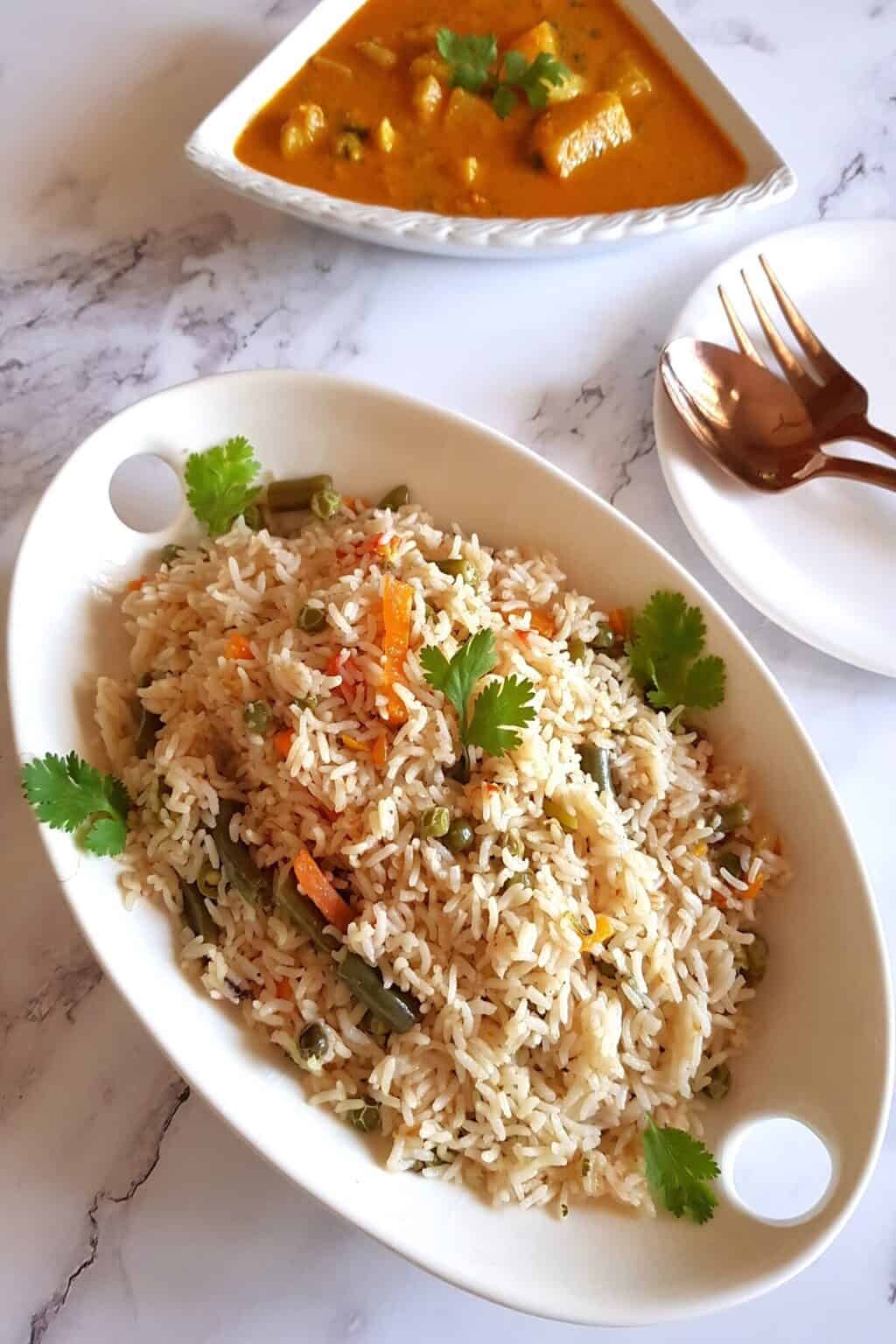 Vegetable Pulao Recipe/ Easy Veg Pulao/ Vegetable Pulao
