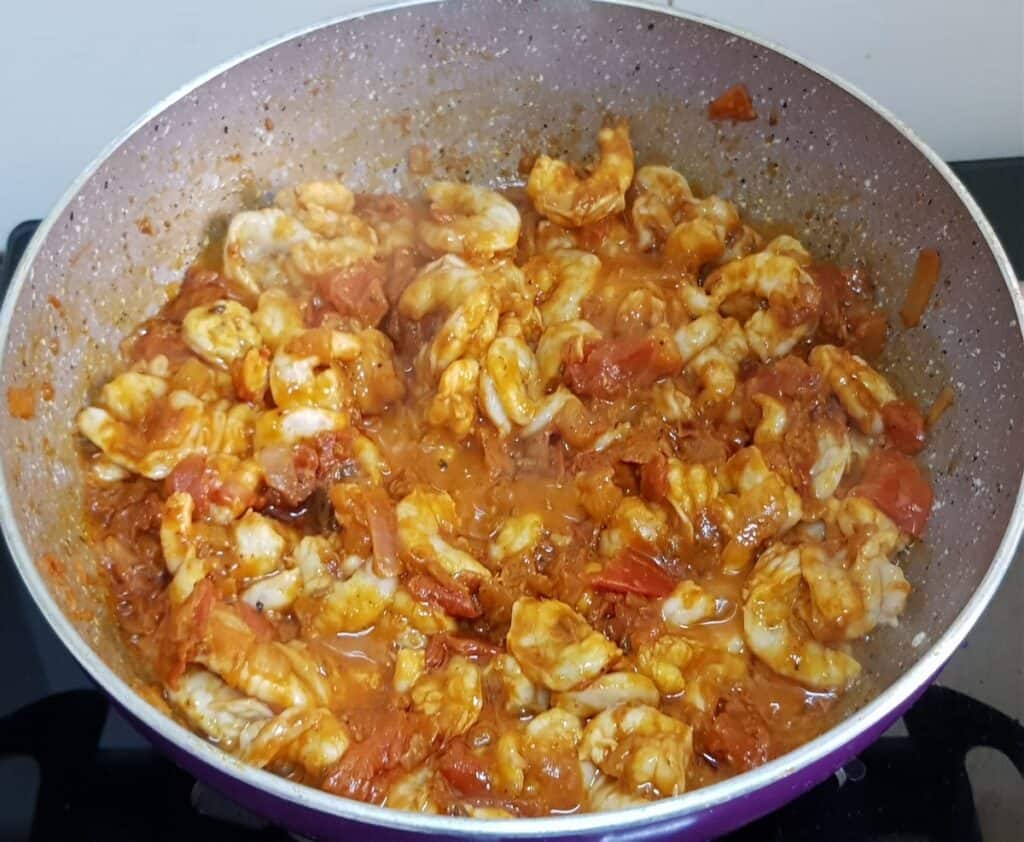 Spicy Prawn Masala Curry Without Coconut